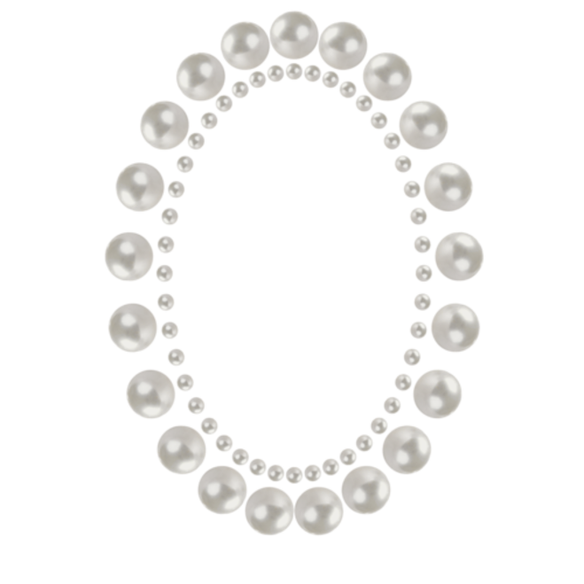 ForgetMeNot: pearls frames