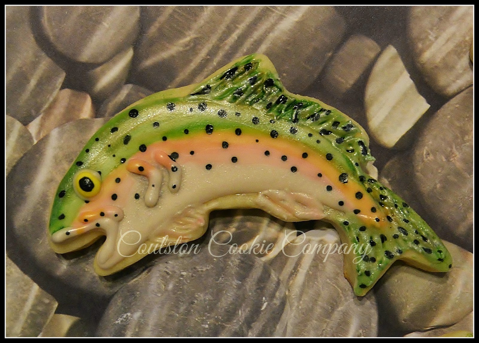 ...Coulston Cookie Company...: Hobby Cookies: Rainbow Trout Cookies