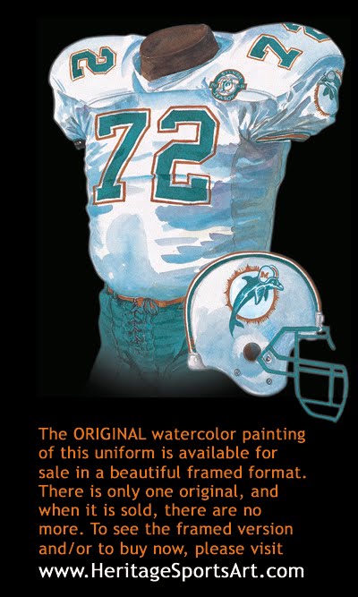 Miami Dolphins Uniform and Team History | Heritage Uniforms and Jerseys ...