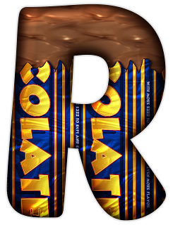 Abecedario de Chocolatina. Chocolate Alphabet. - Oh my Alfabetos!