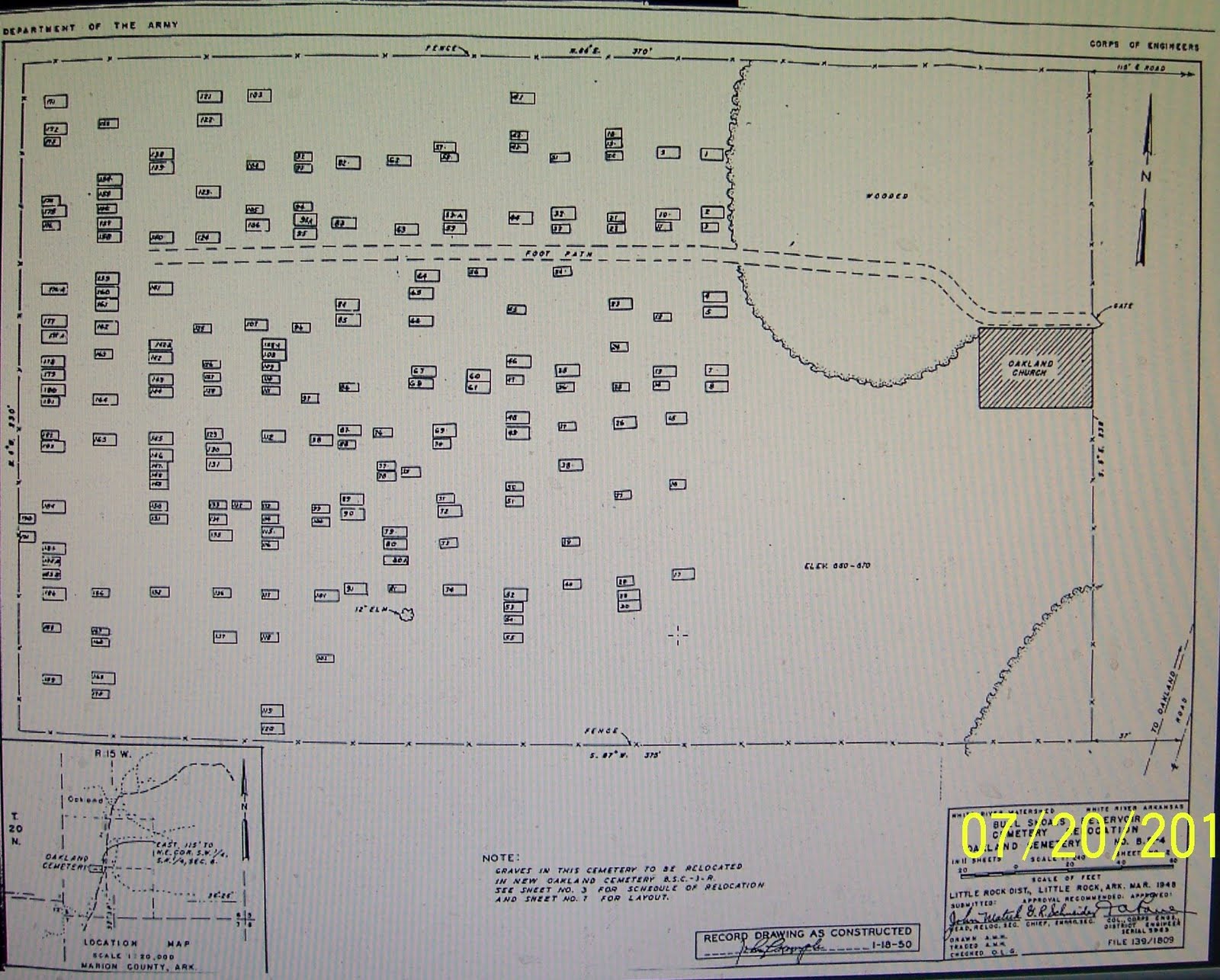 Cemeteries of Baxter County, AR: Oakland Cemetery relocated to State ...