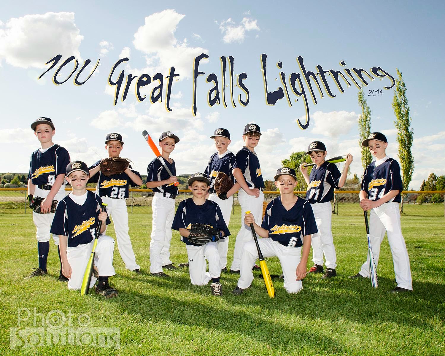 Great Falls Lightning Baseball: 10U Great Falls Lightning Team Photos