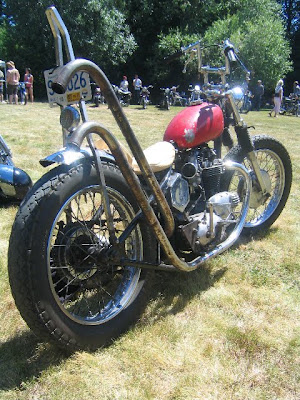 IN RUST WE TRUST: Triumph 60's chopper