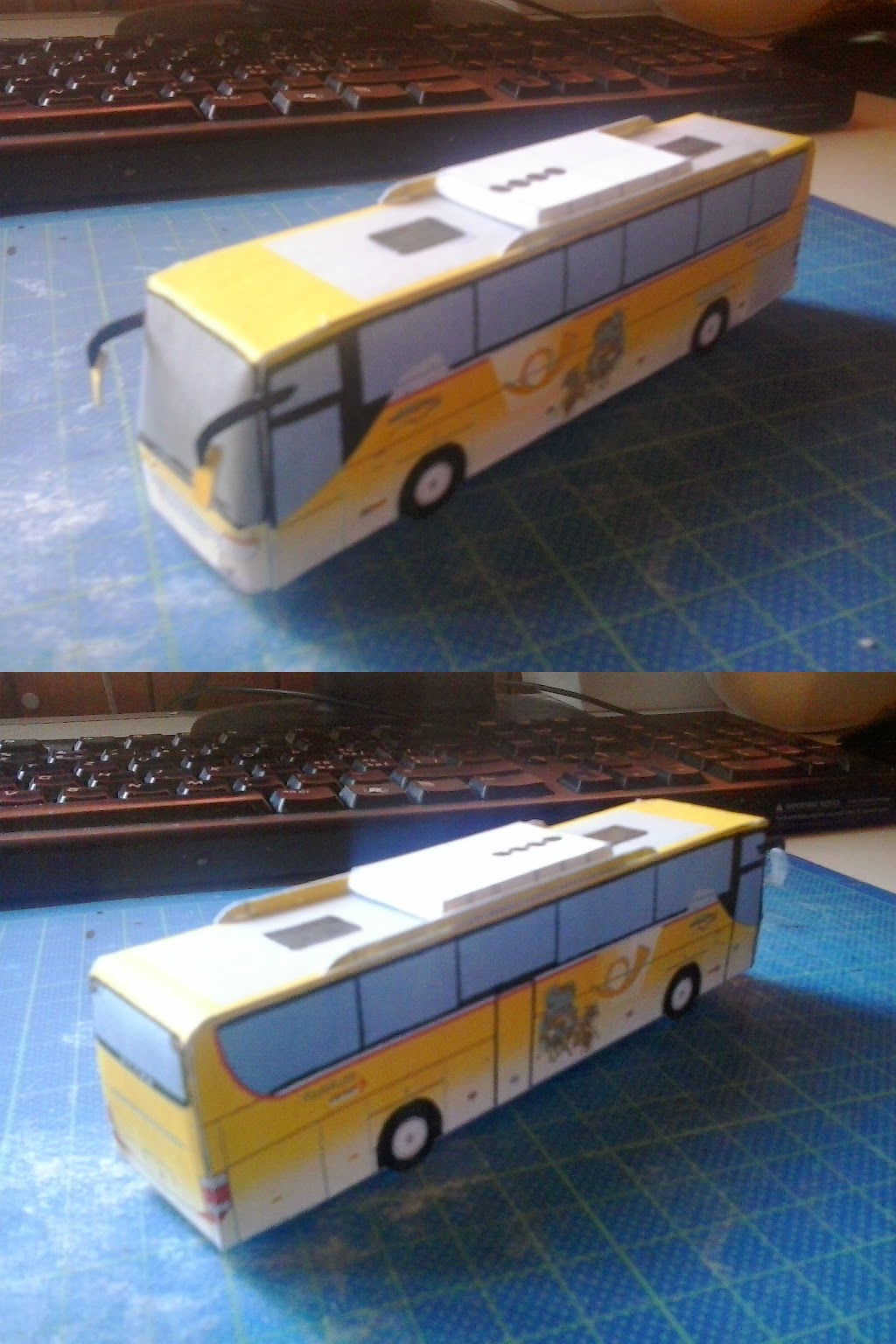 Papercraft Setra Bus S415 GT HD - Papercraft4u | Free Papercrafts ...