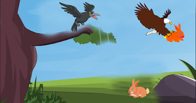 The Crow and The Eagle - Moral Stories For Children