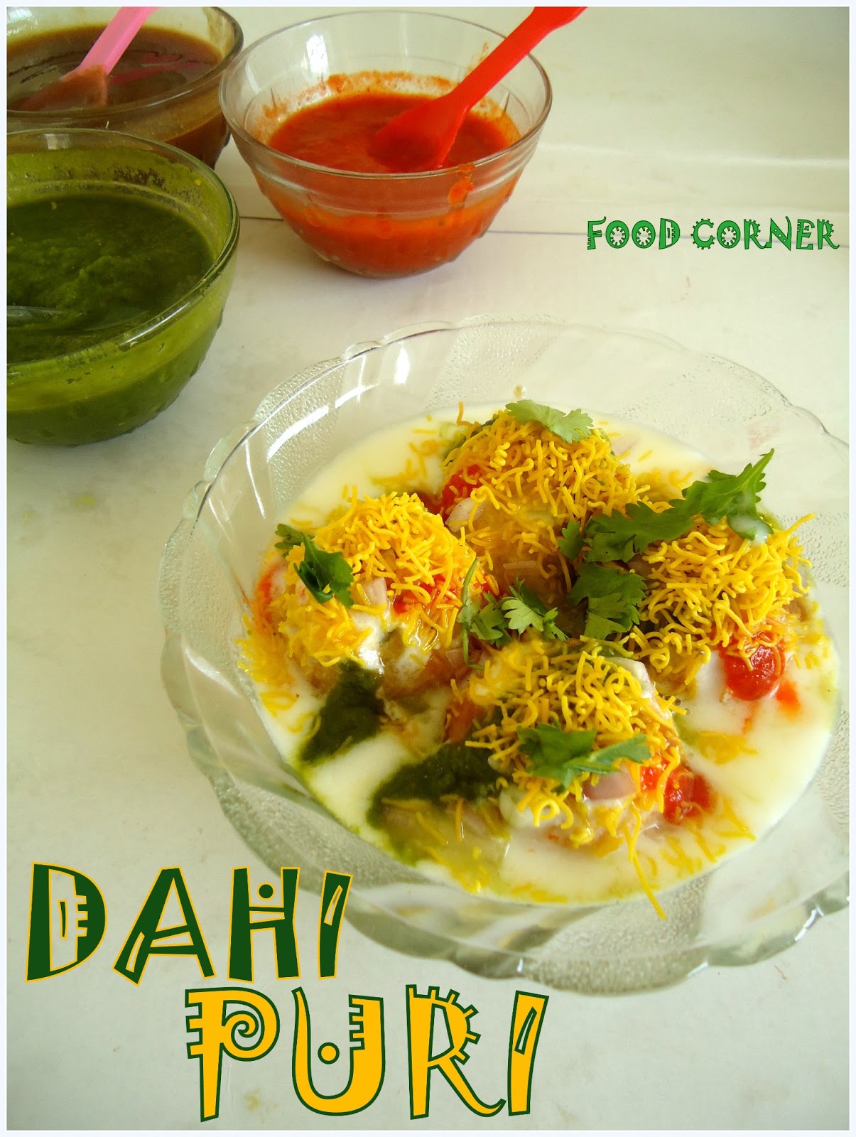 Dahi Poori Recipe | Dahi Puri Recipe ~ Kiran's Food corner