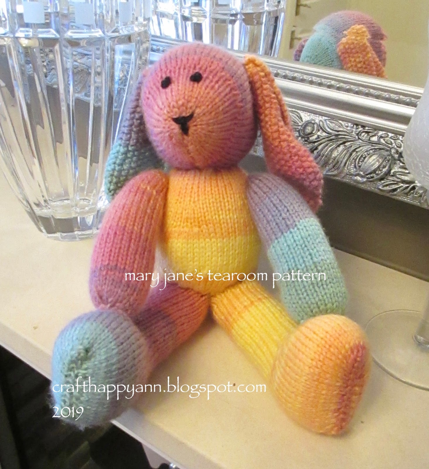 craft happy ann: rainbow rabbit