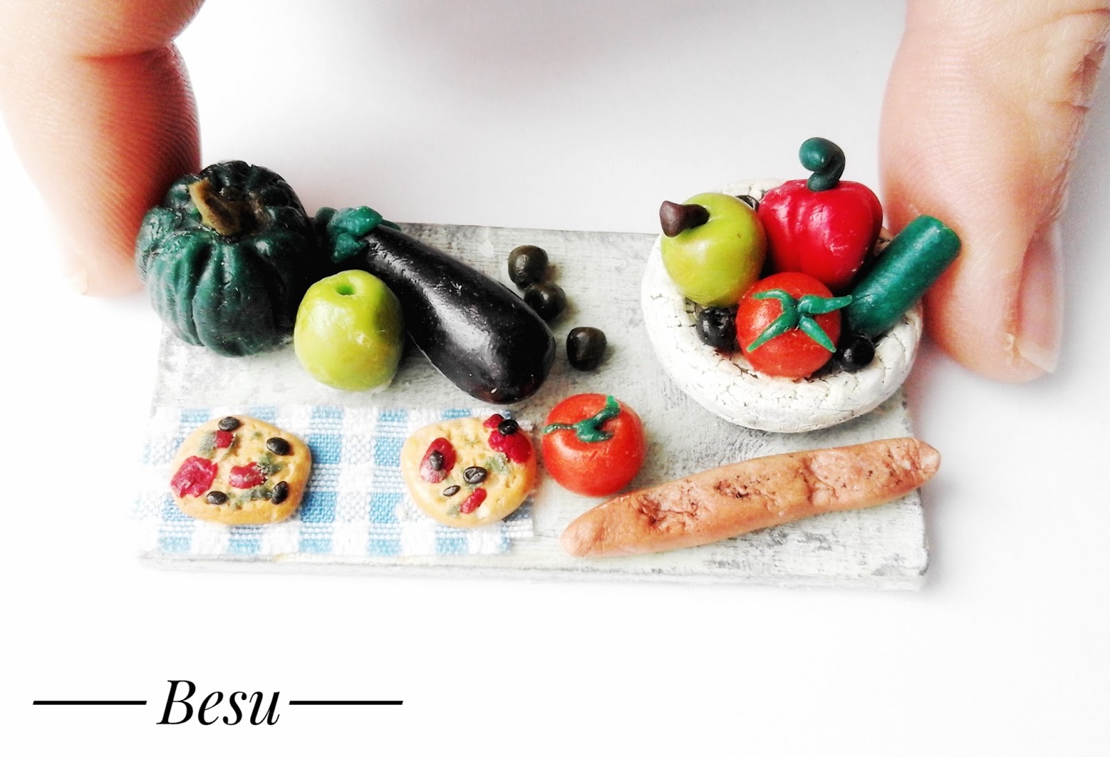 Besu-dolls and miniatures: Miniatury jedzenia z modeliny- nowe zdjęcia ...