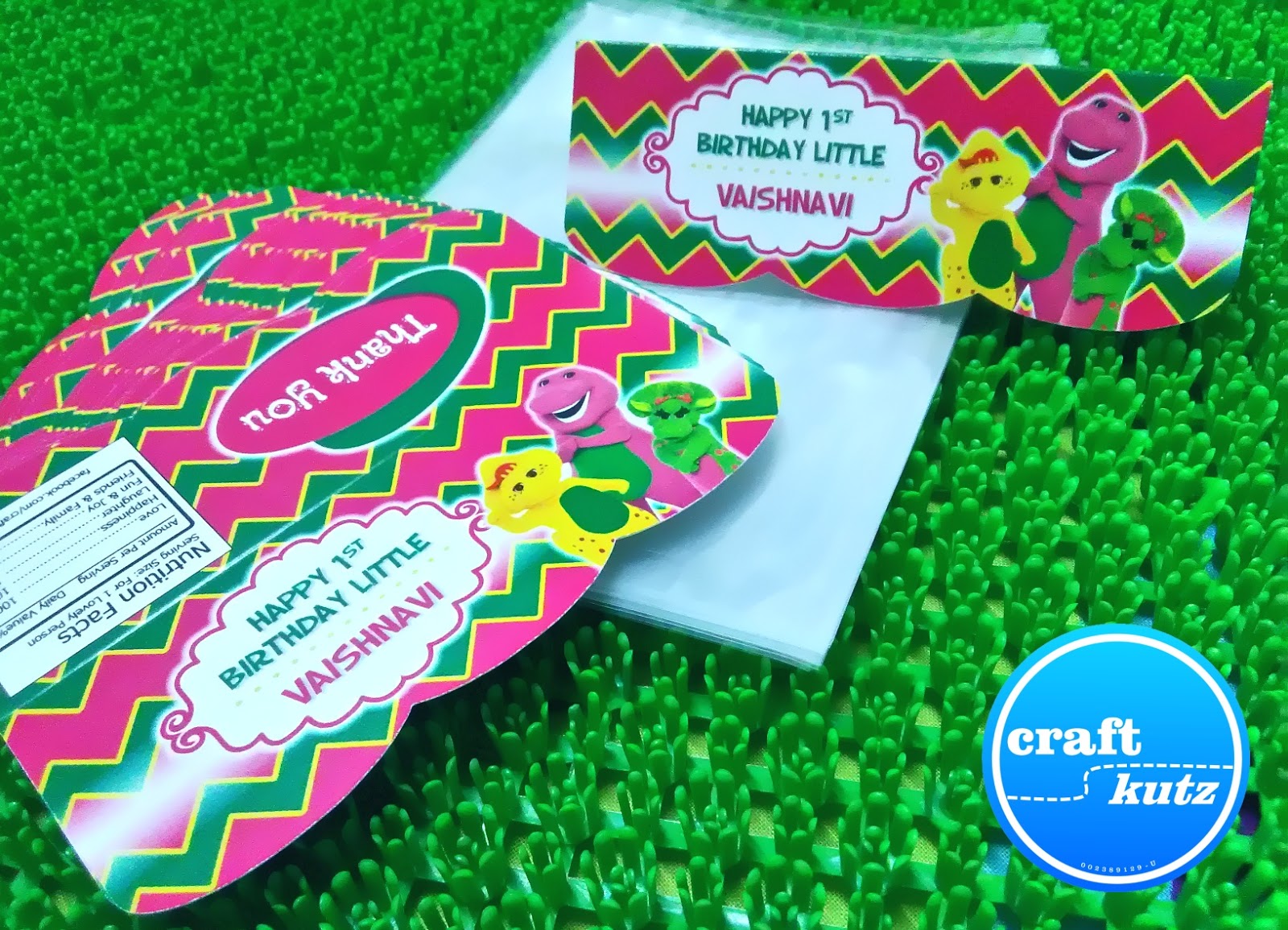 Barney & Friends Birthday Theme. ~ Craft Kutz