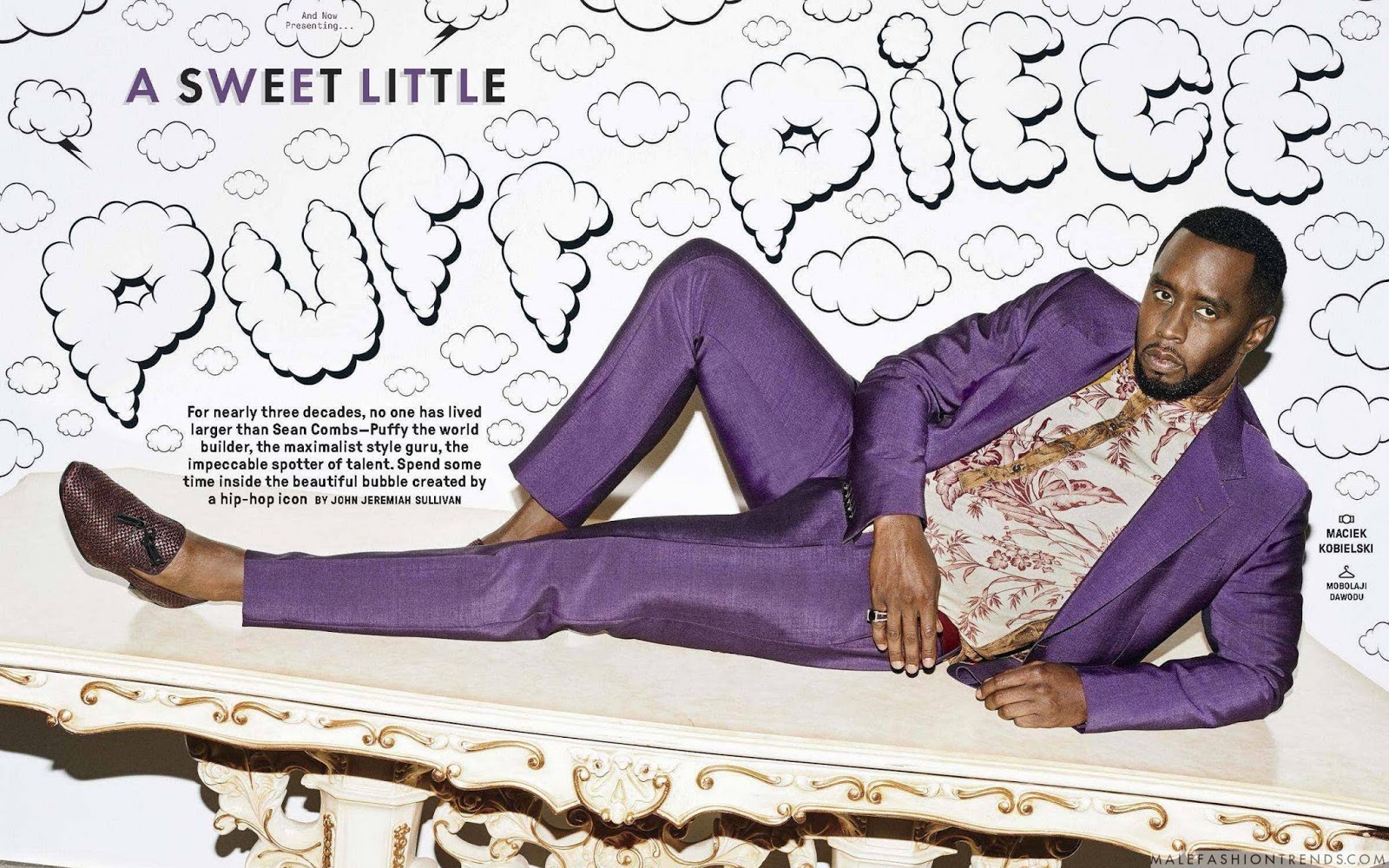 Puff Diddy para GQ USA por Masiek Kobielski