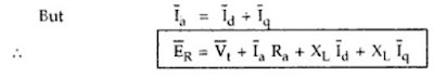 Direct and Quadrature Axis Synchronous Reactance