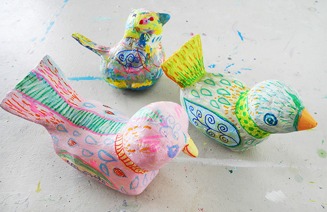 Jules Madden: DIY Craft Tutorial: Plaster Birds