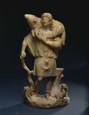 Realee: The Good Shepherd Sculpture: Ancient Art