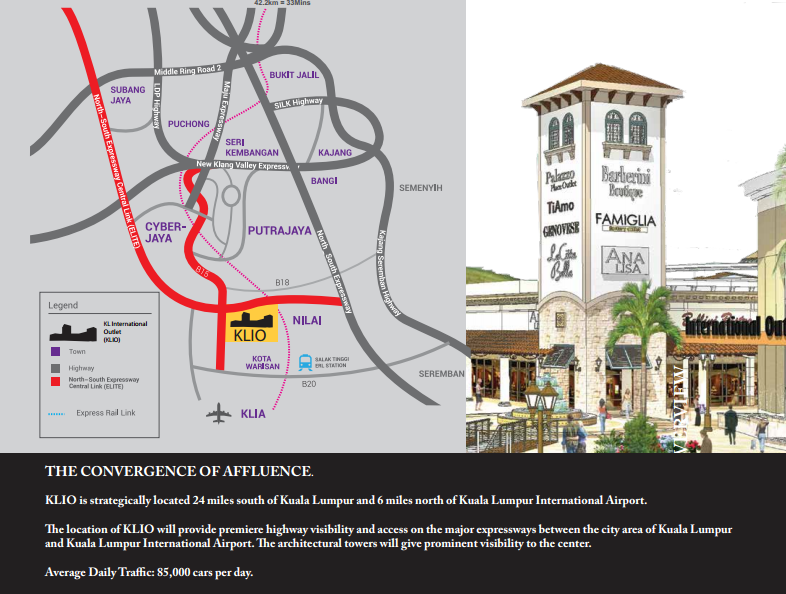 Kuala Lumpur International Outlets (KLIO) new landmark of KL South ...