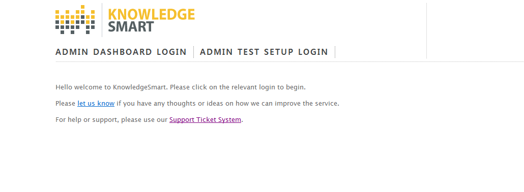 The KnowledgeSmart Blog: Logging in to the KS system