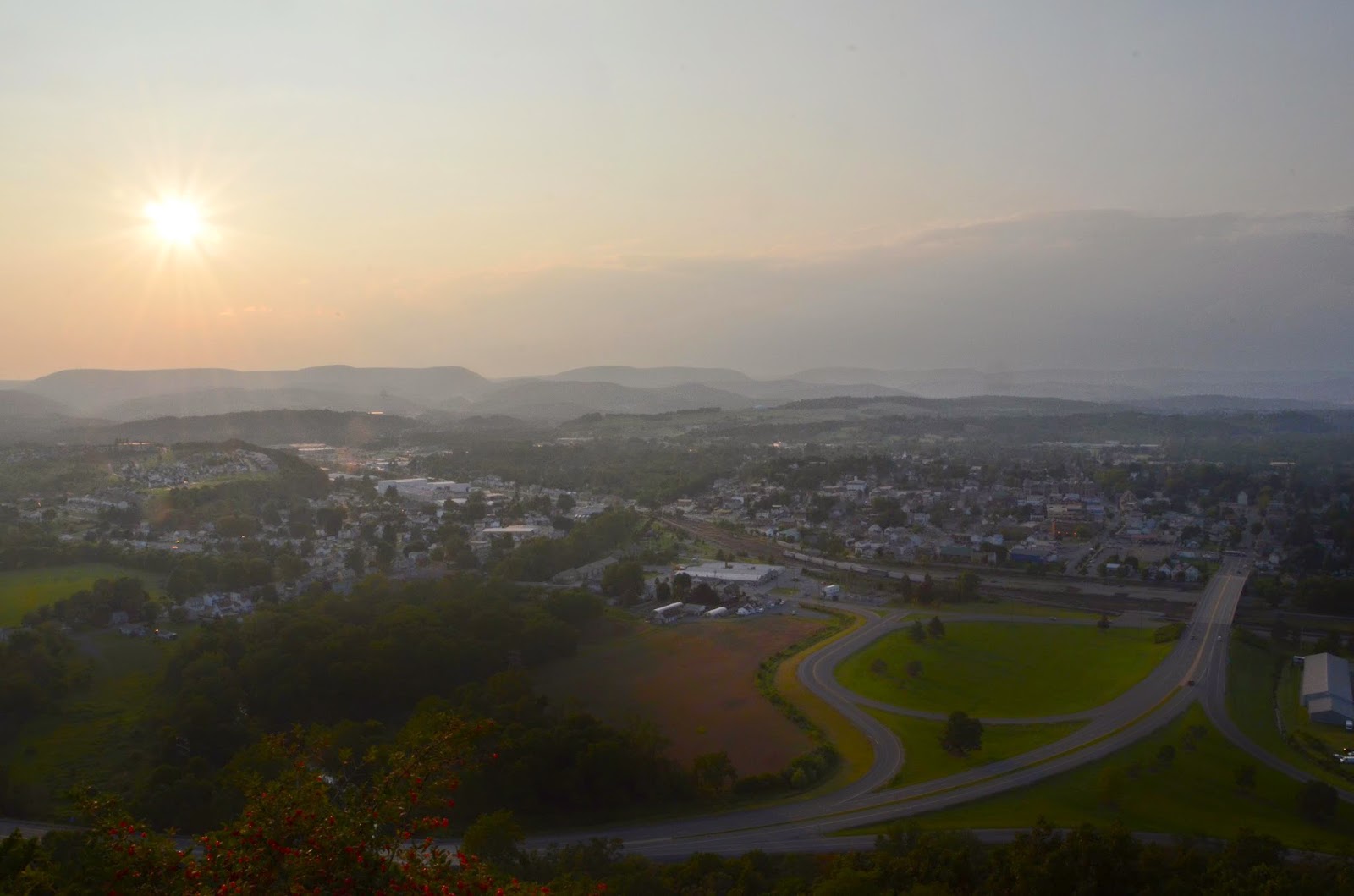 Manifest Destiny (PA): Chimney Rocks Park / Hollidaysburg at dusk
