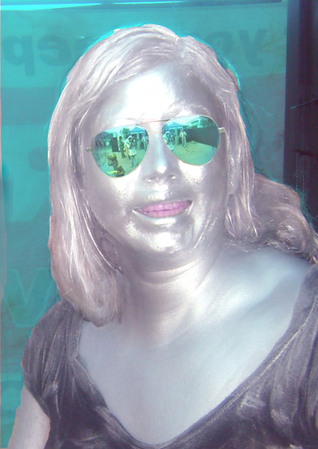 Holi - Holi Festival - Silver Holi Girl - Holi Lover - Silver Queen