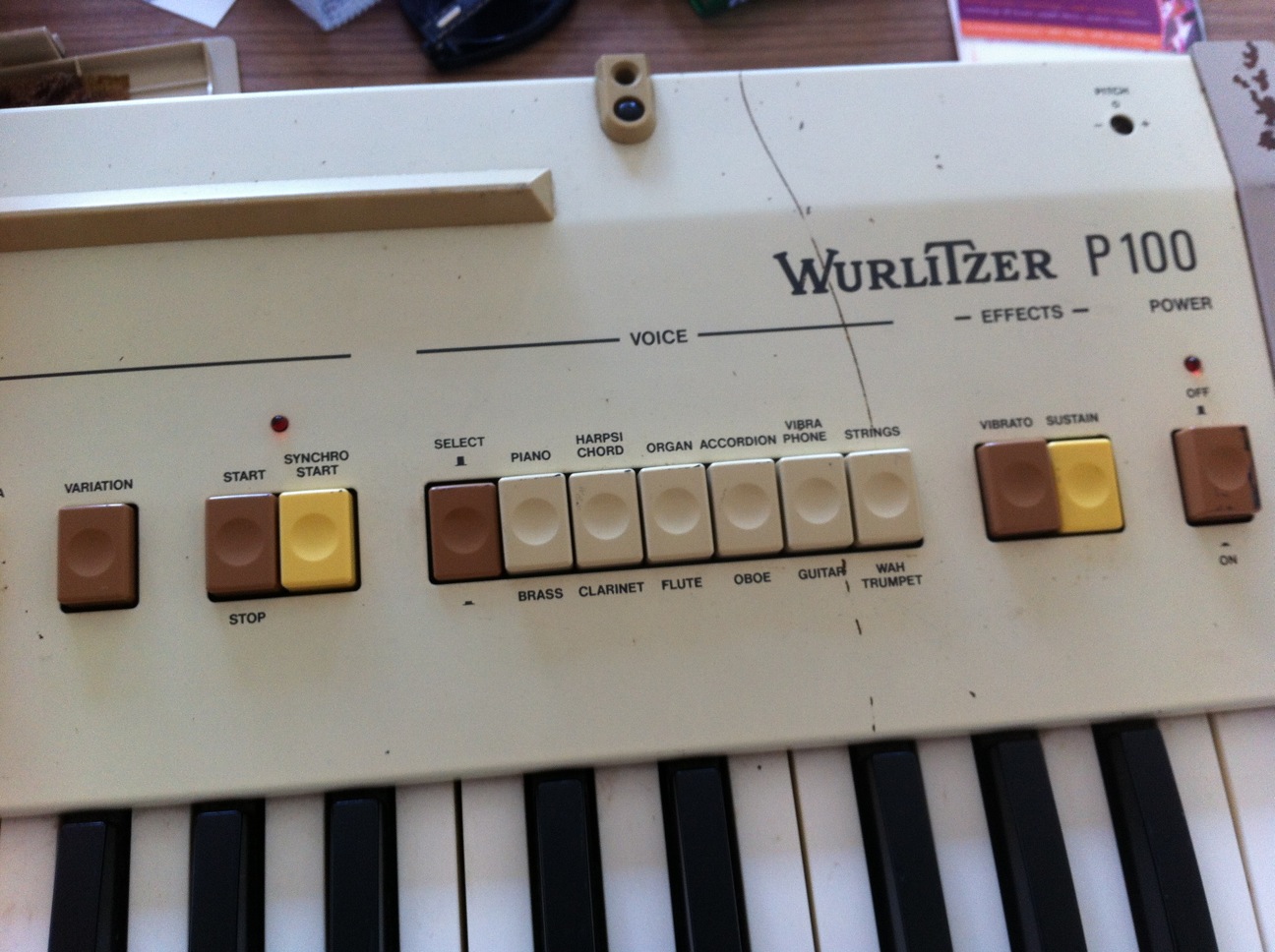 Audio Travels: Wurlitzer/Hohner P100 Portable Keyboard