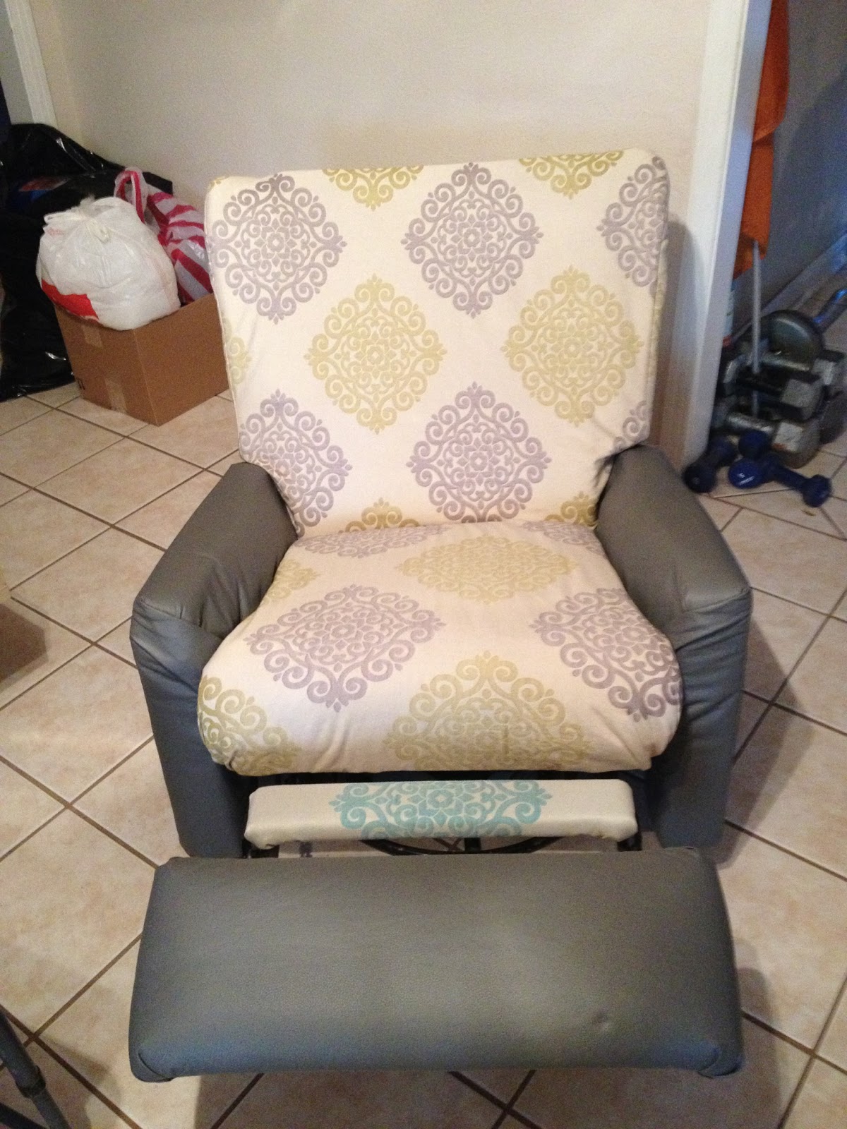 Scout & Bradley's Human: Reupholstered and Redesigned Recliner