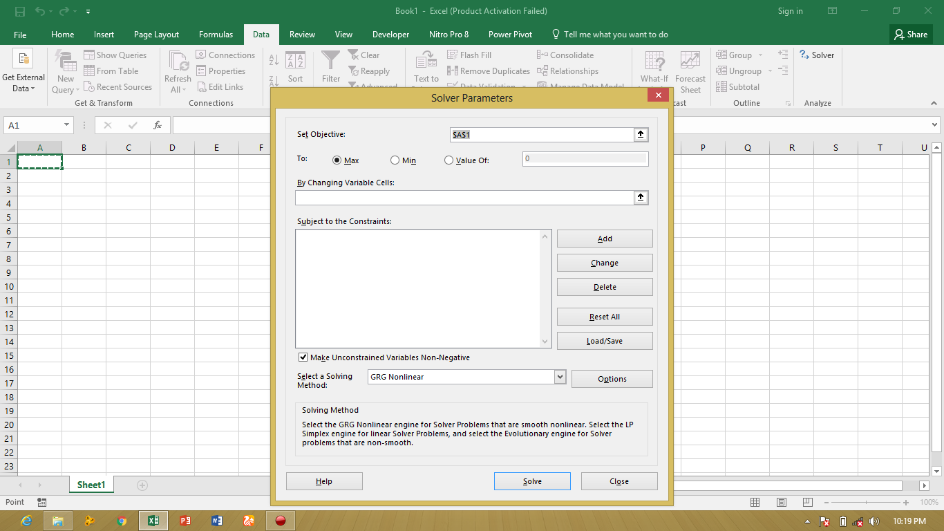 Irfansyah Blog's: Cara Aktifkan SOLVER di Excel 2016 (Tutorial Gambar)