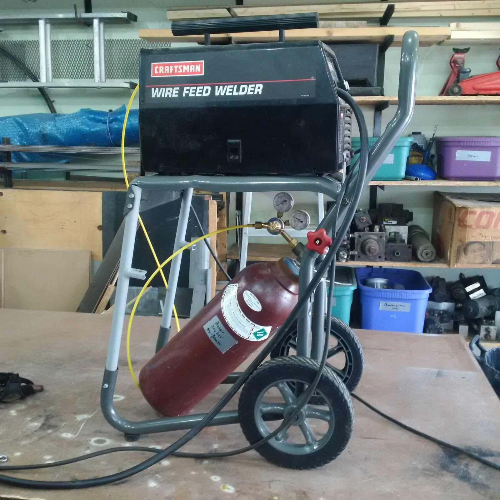 Another Day Another Project: Making a MIG Welder Cart