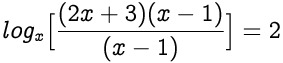 Math Principles: Solving Logarithmic Equation