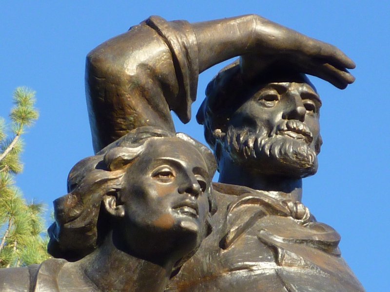 Trailing Ahead: On the Emigrant Trail: the Donner Party Memorial at ...