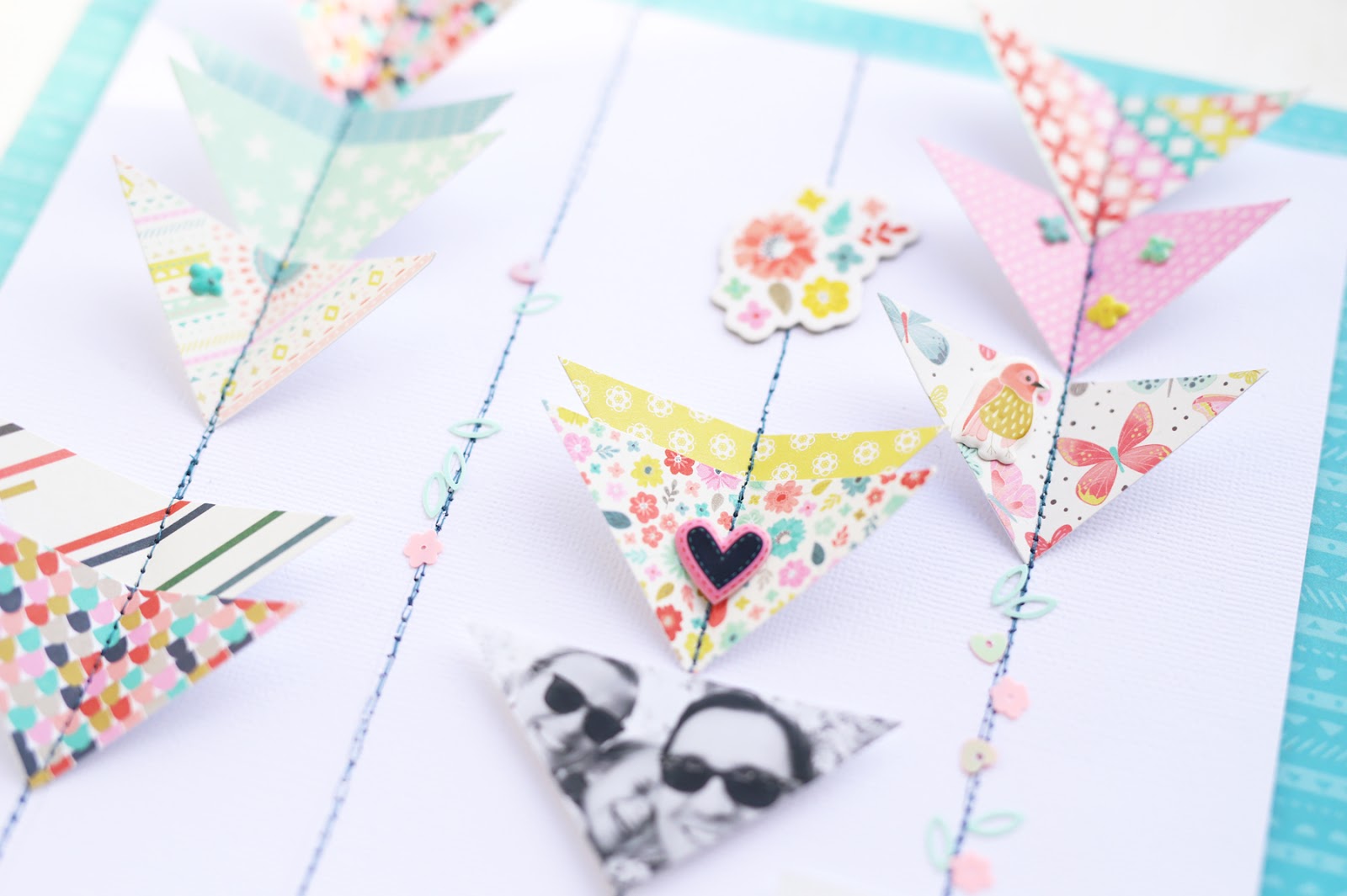 Layout mit Mini Paper Pads - Scrap Sweet Scrap