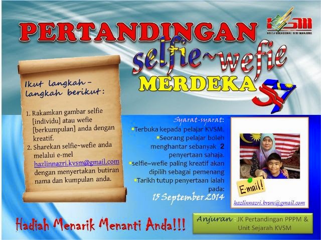 warisku minangrawa: Pemenang selfie~wefie merdeka kvsm