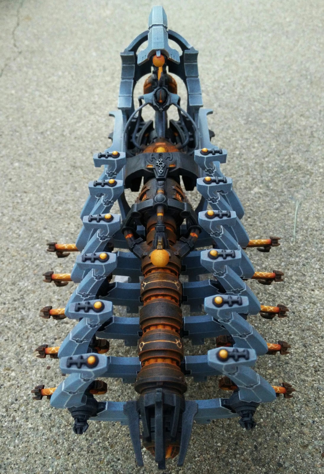 Necron Army Work in Progress pics: Ghost/Doomsday Ark Painting