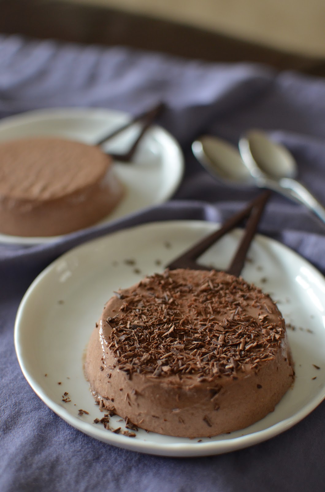 Playing with Flour: Chocolate panna cotta redo