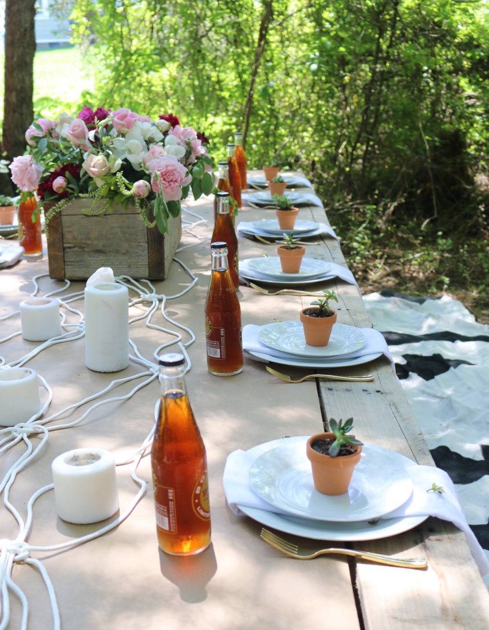 eyeful of lovely: Backyard Boho Bash (31st Surprise Birthday Party!)