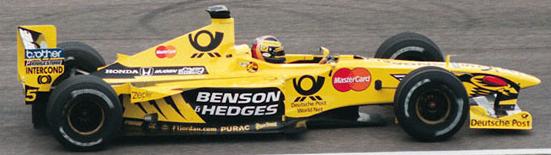 Formula 1 Cars Evolution: Jordan Grand Prix