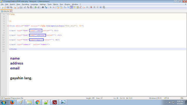 BSIT LESSON: Lesson 1 Validation (PHP Tutorial tagalog)