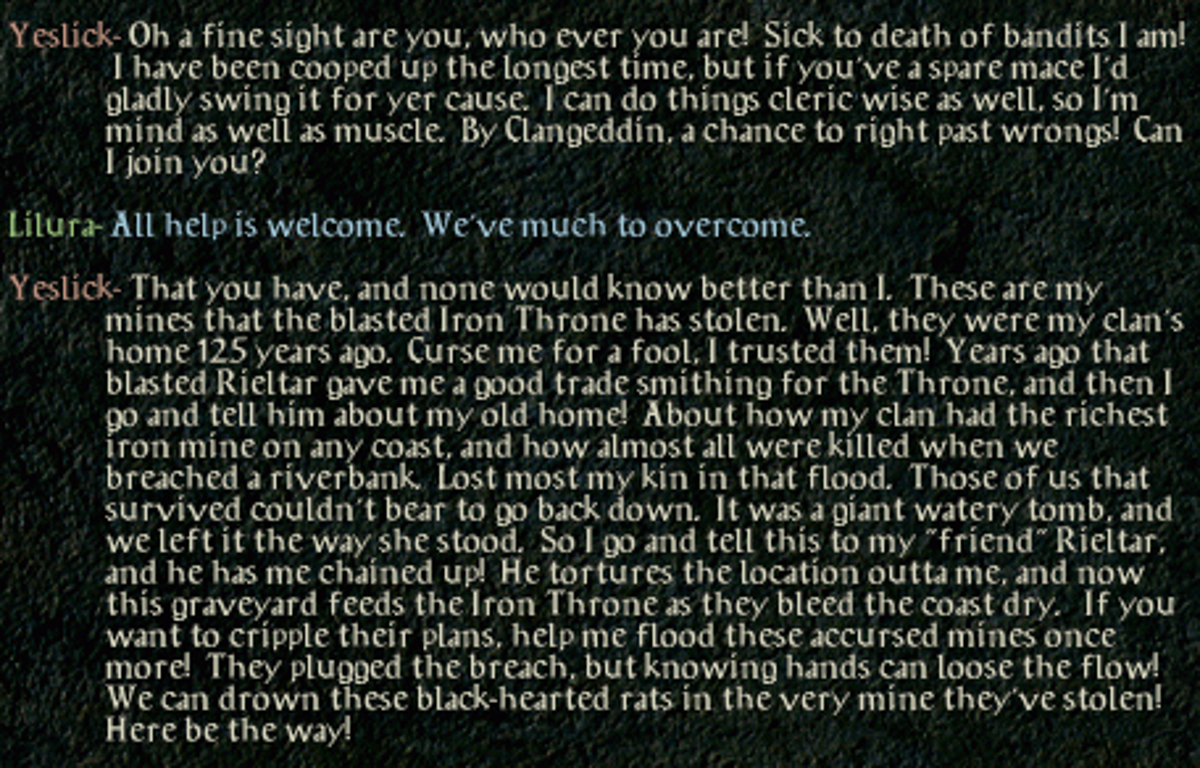 Lilura1: Kagain, Baldur's Gate 1 BG1 Companion