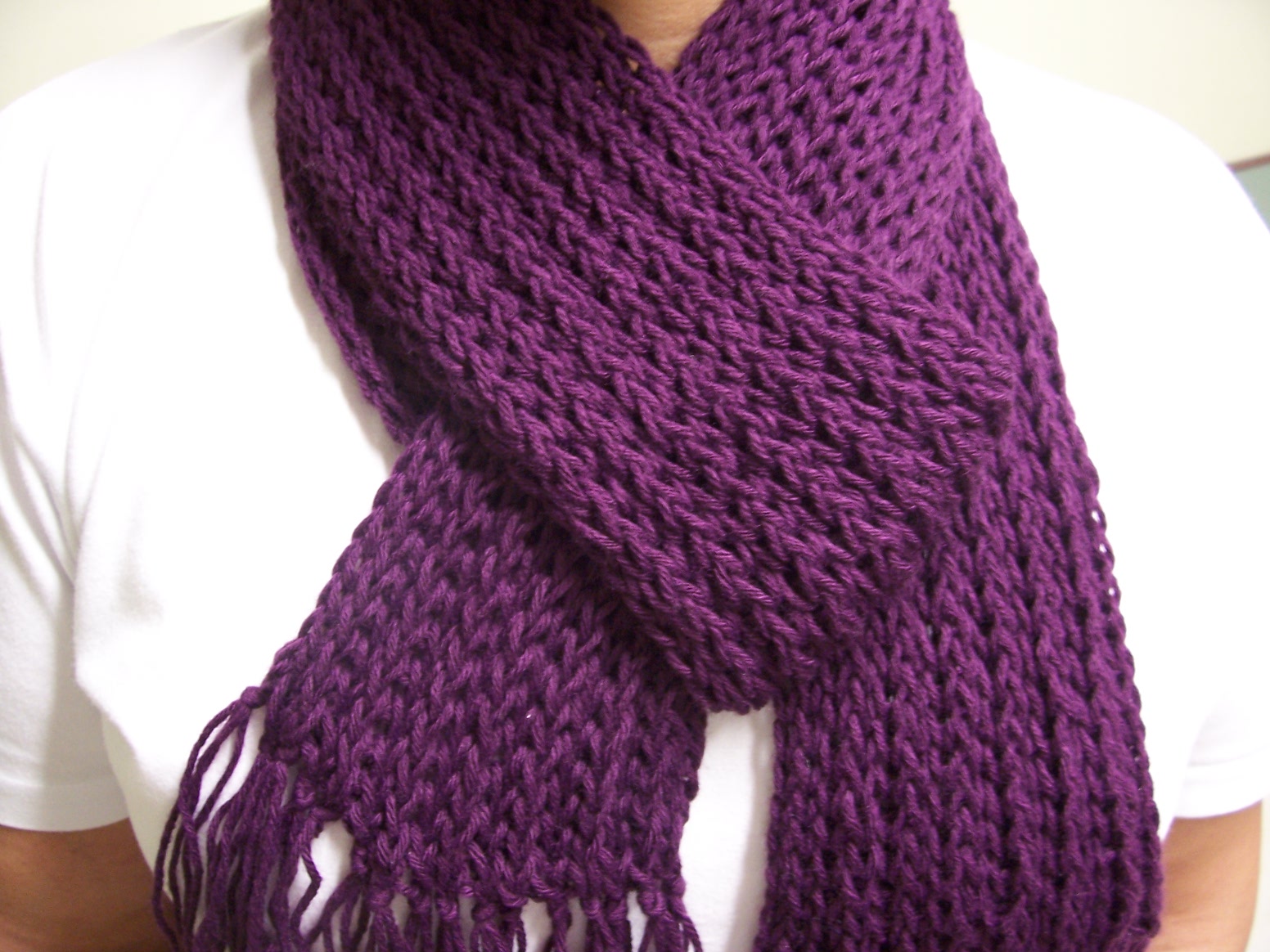 Como Fazer Cachecol No Tear - BRAINCP