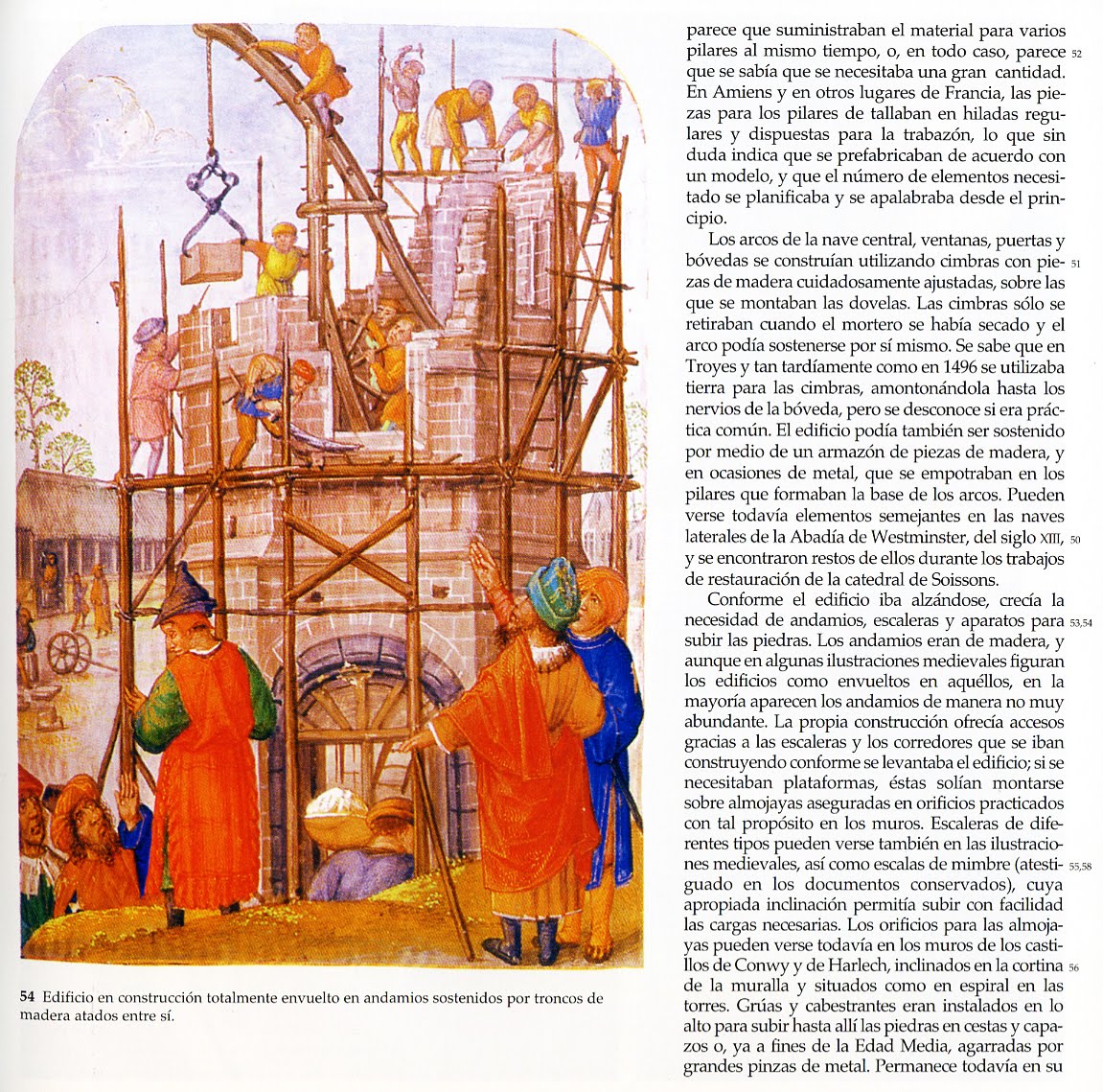 Medioevo y Renacimiento: Técnica constructiva, Coldstream