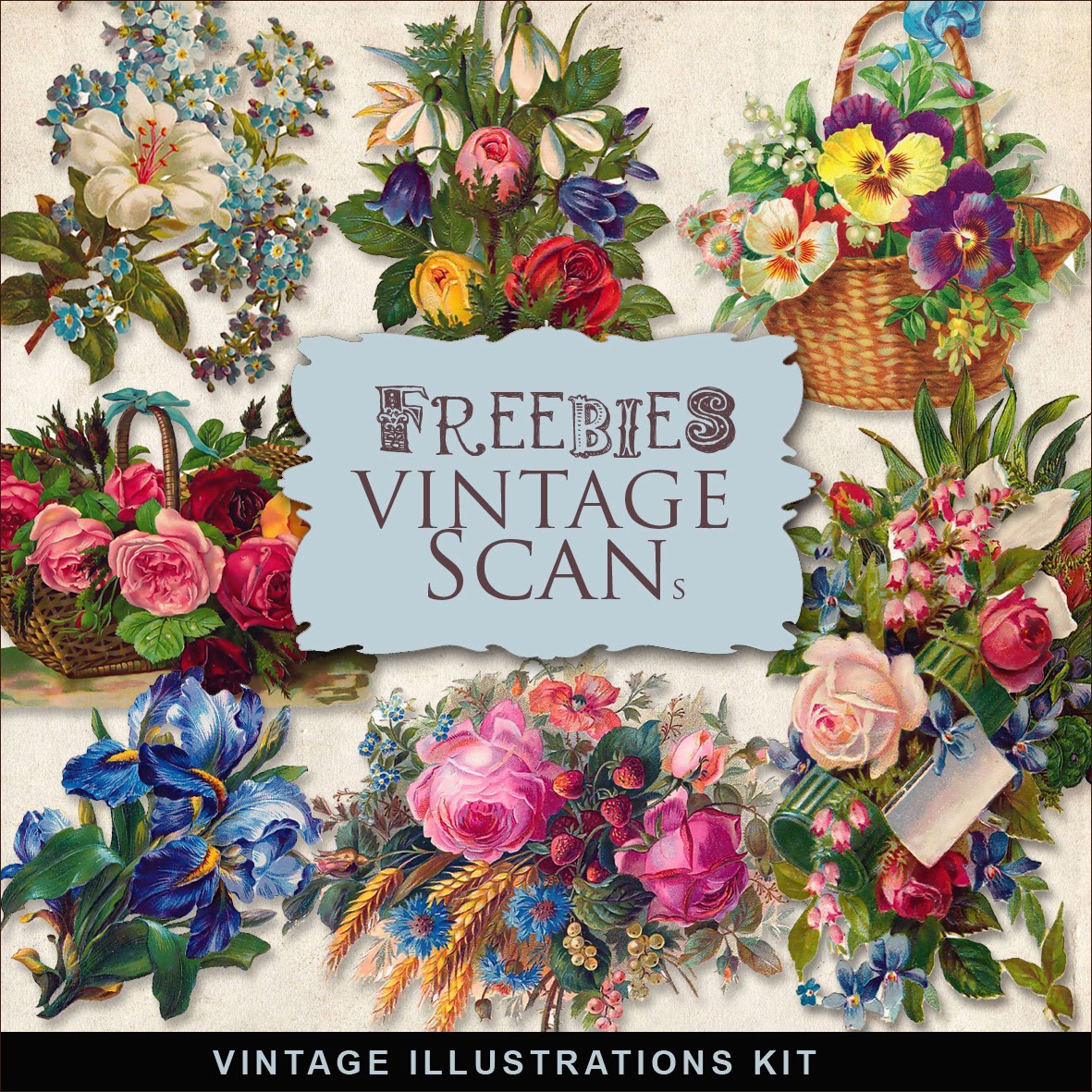 Freebies Vintage Flower:Far Far Hill - Free database of digital ...