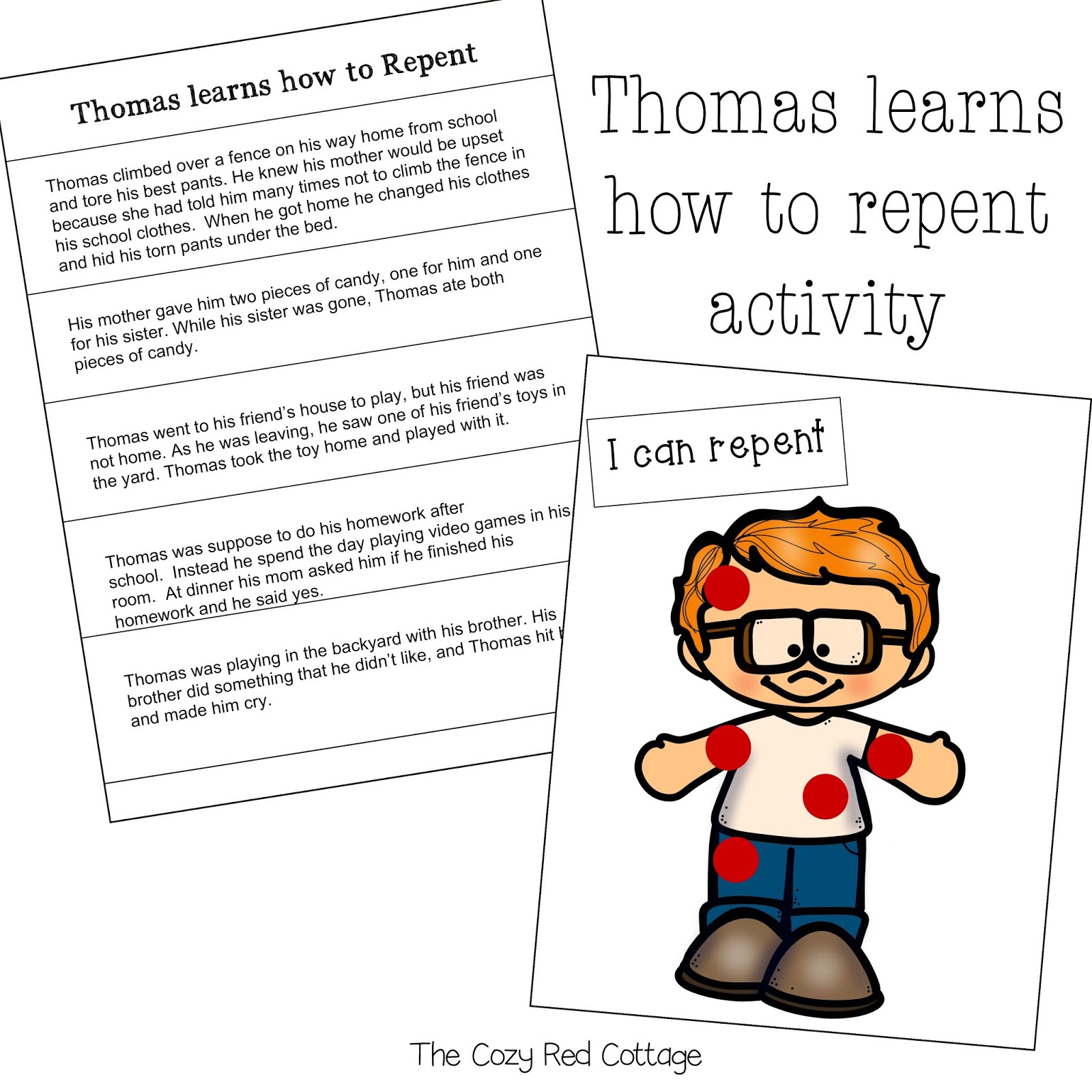 The Cozy Red Cottage: Come Follow Me: Matthew 3; Mark 1; Luke 3 ...