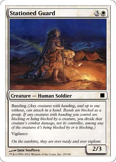 Bob's MTG Created Card Blog: Chimzar - Designing Banding, Part 1