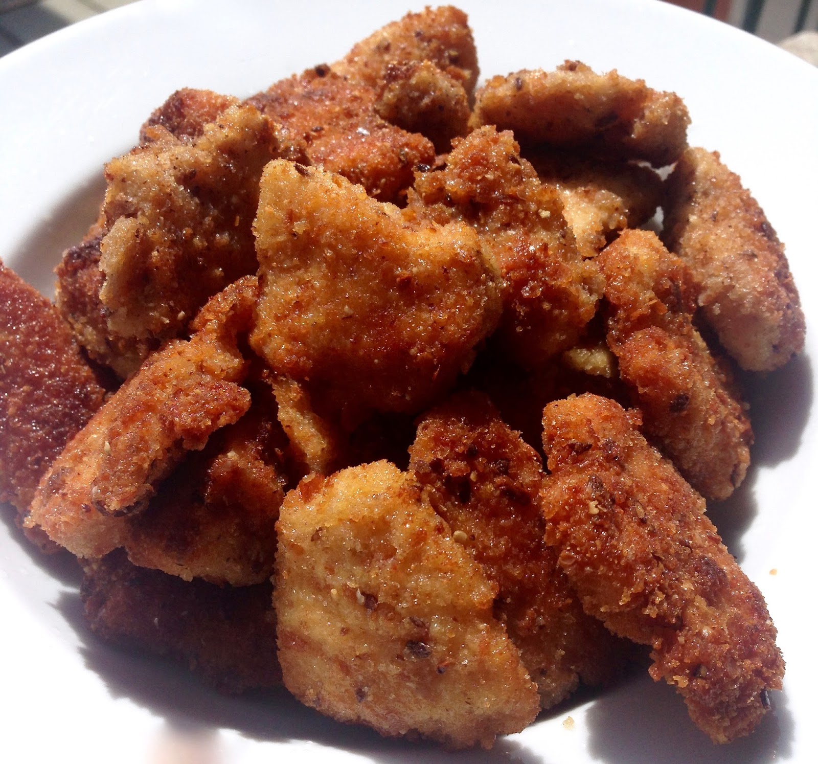 Panure maison et poulet pané | funambul(in)e: Panure maison et poulet pané