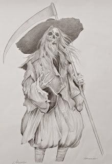 flaviebd: Dessin Original L'Ankou