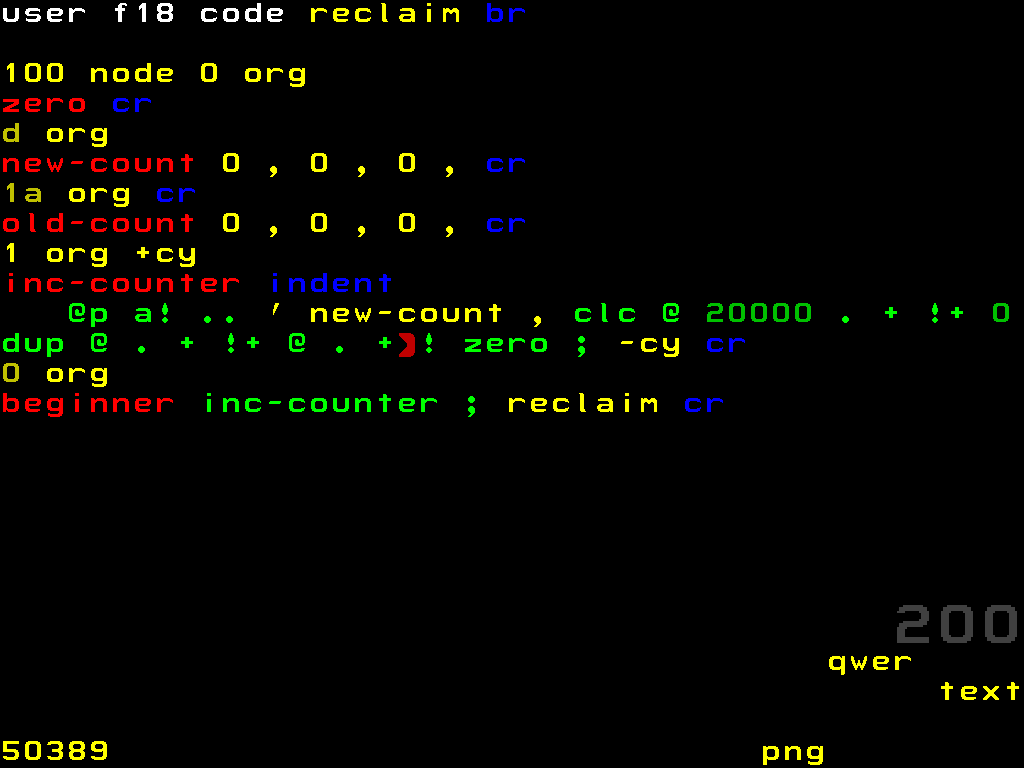 GreenArrays and Forth: A 54 Bit Counter