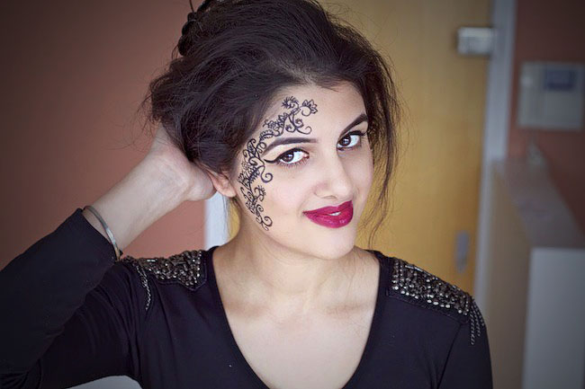 S T Y L E D E C O R U M: Make Up | Face Lace DIY