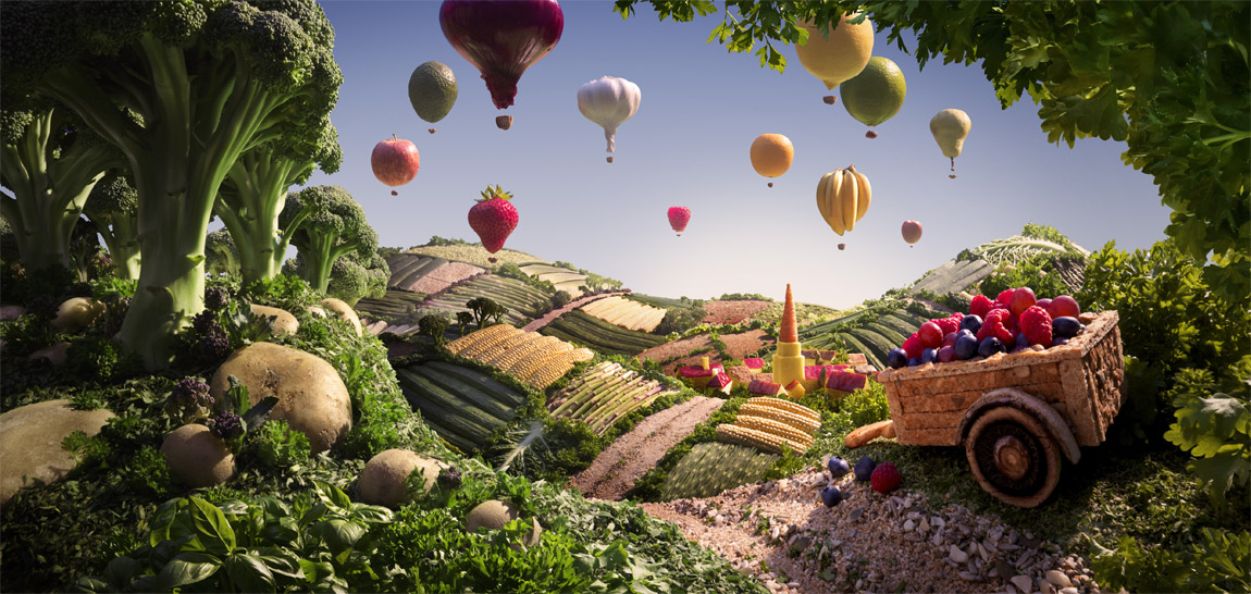 Bolsa Colorida: Food landscape