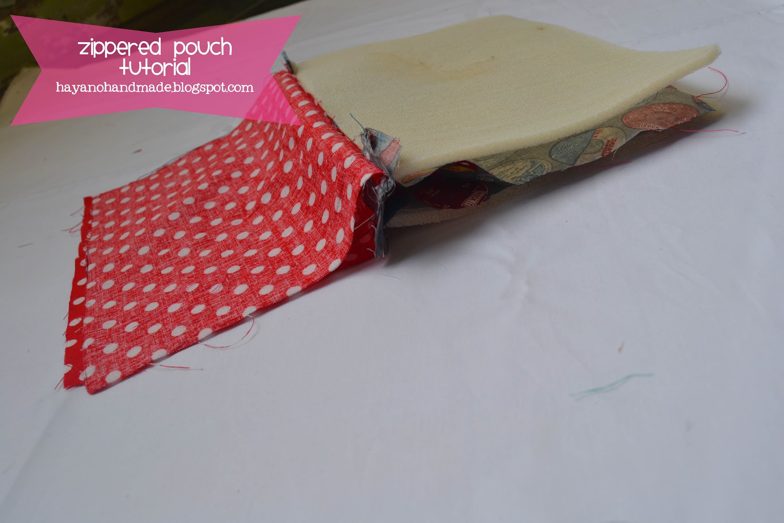 hayano handmade: tutorial: how to sew a zippered pouch