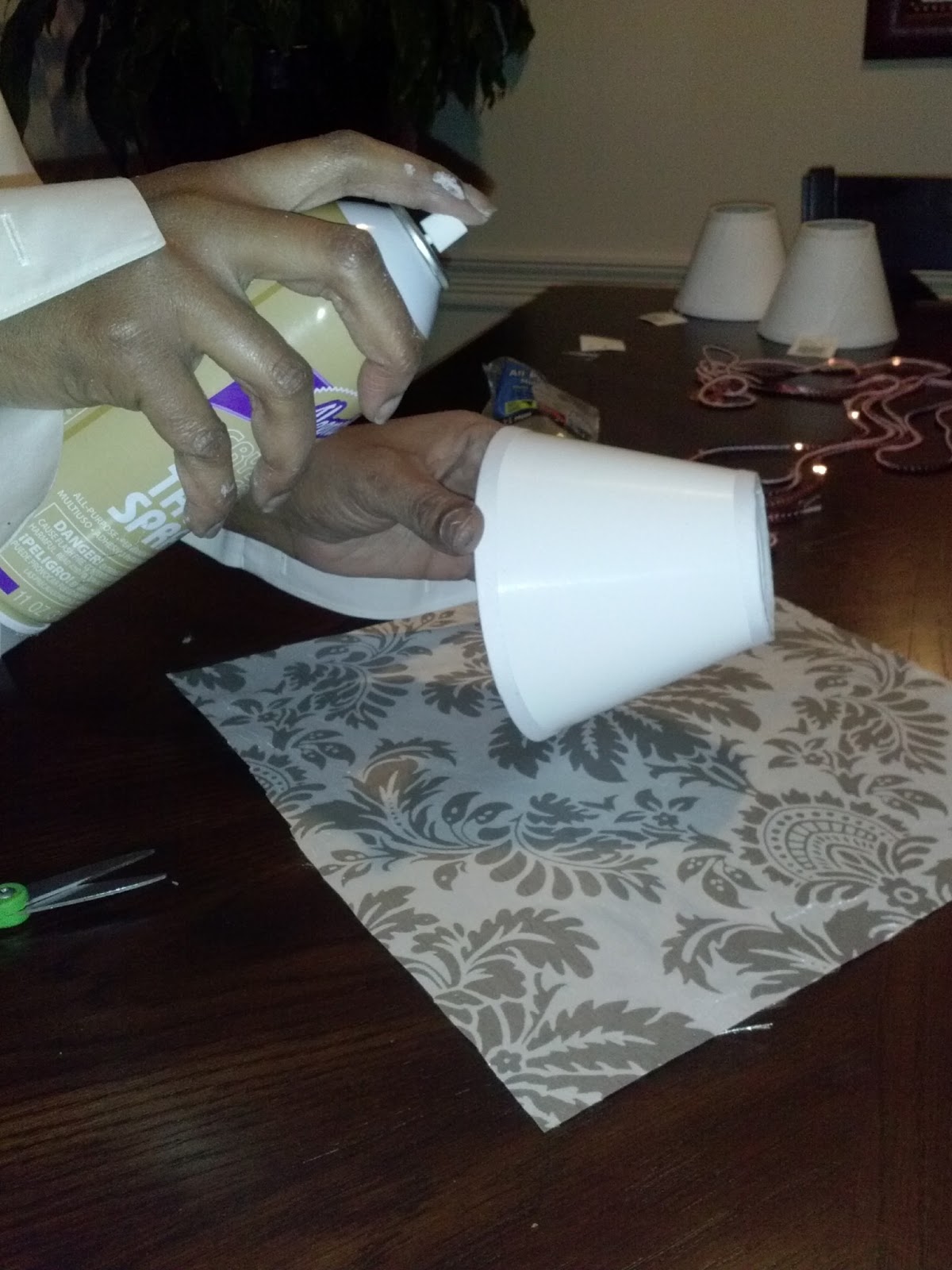 According2Sharon: DIY mini lamp shades