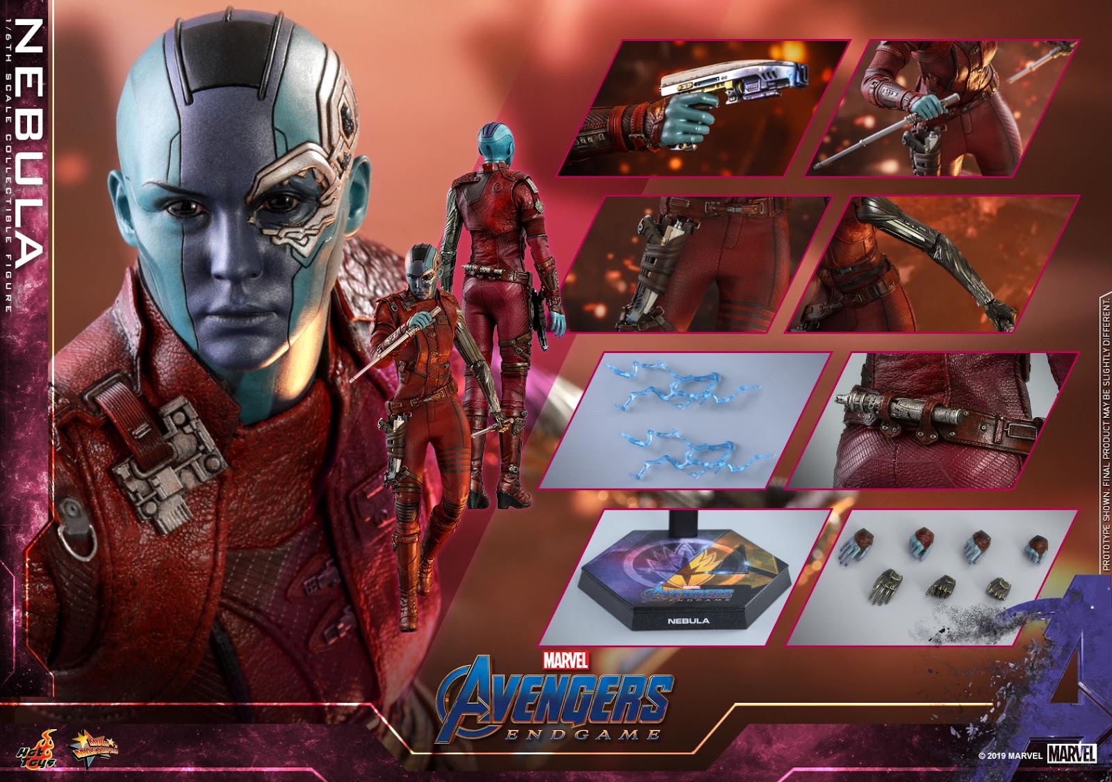 Hot Toys《復仇者聯盟4:終局之戰》「獵布拉」nebula 1 6人偶實物樣辦登場! Laptrinhx News