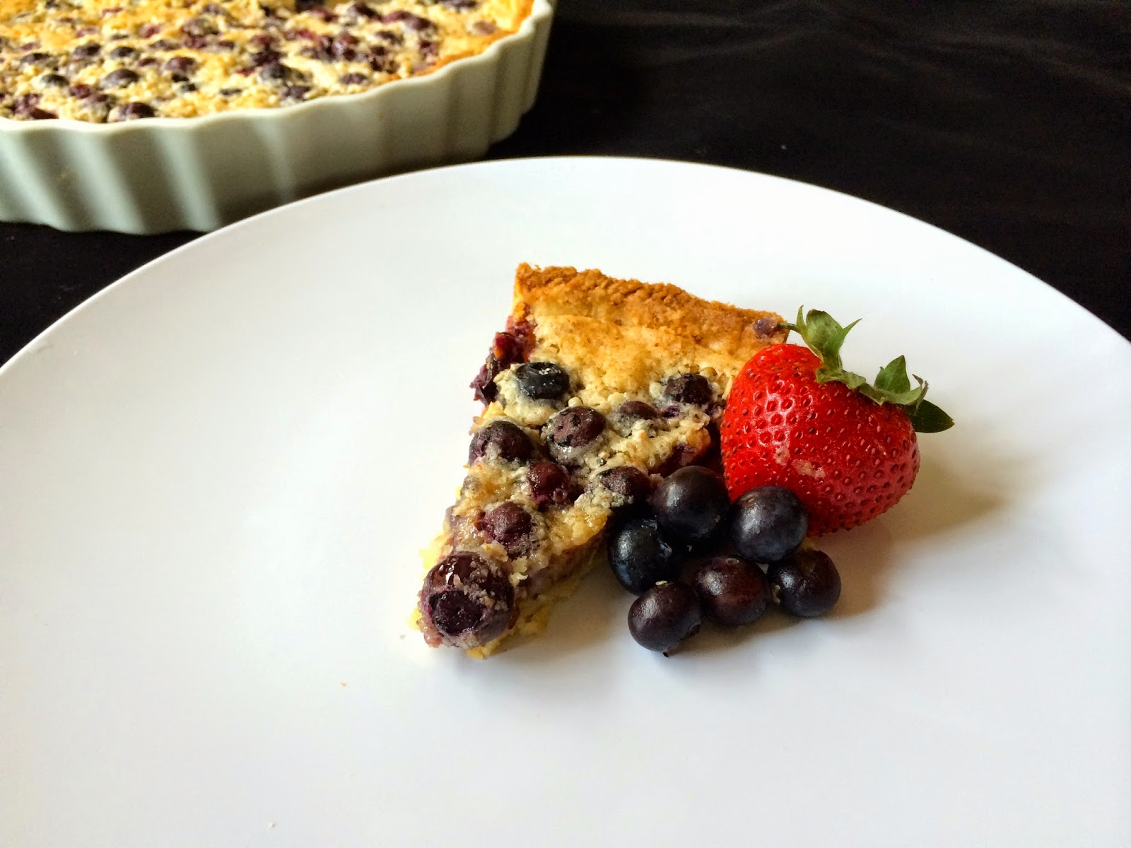 The Nerdy Chef: Blueberry Almond Tart