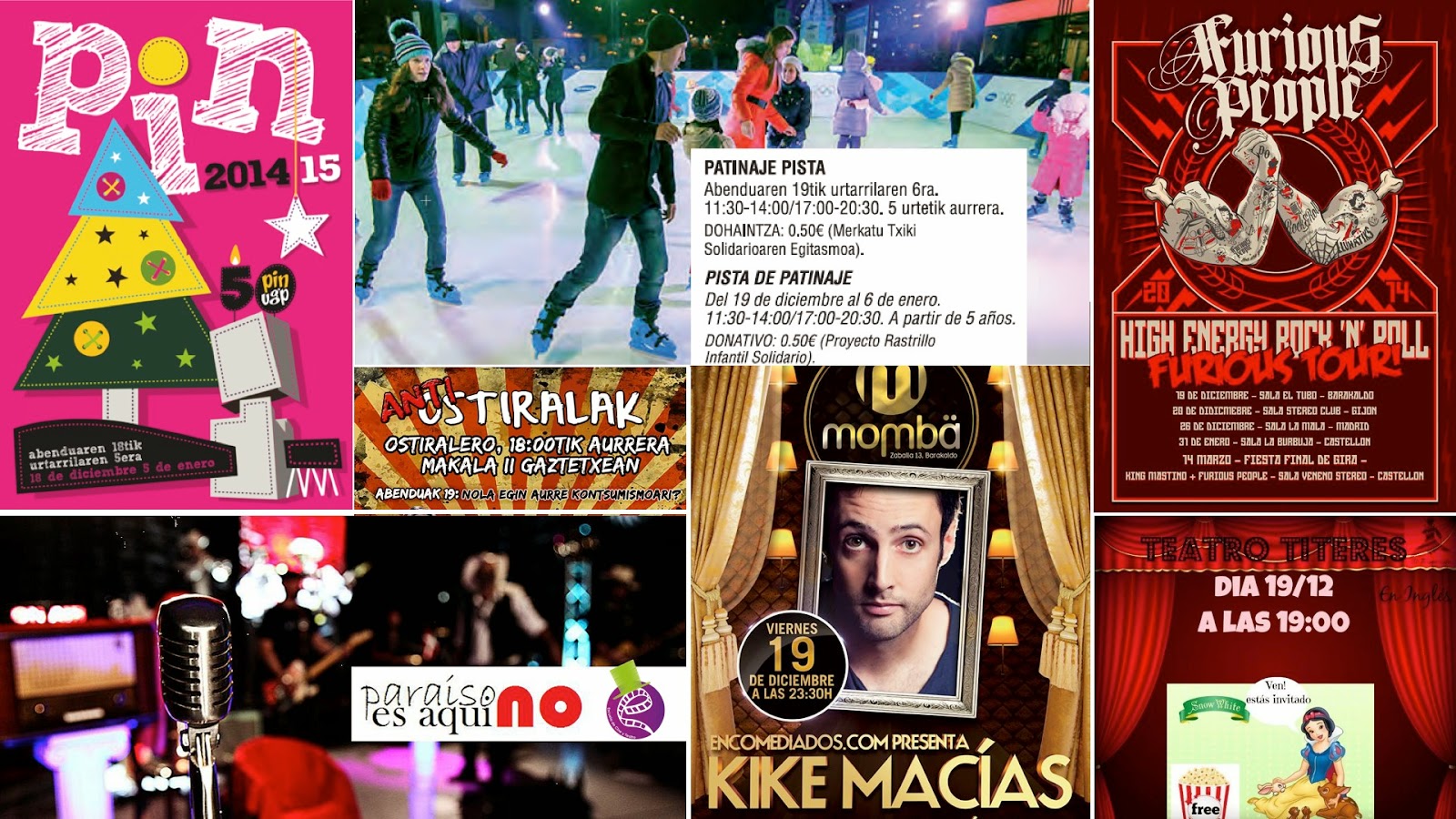 Agenda | Concierto de Navidad, pista de hielo, PIN en BEC!, humor, rock ...